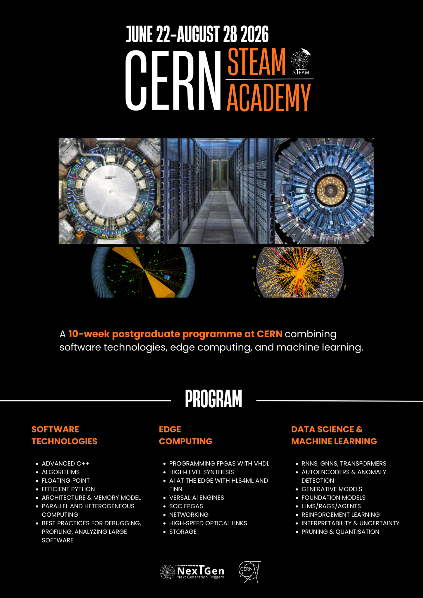 Applications Open for the CERN STEAM Academy 2026! – nextgentriggers ...